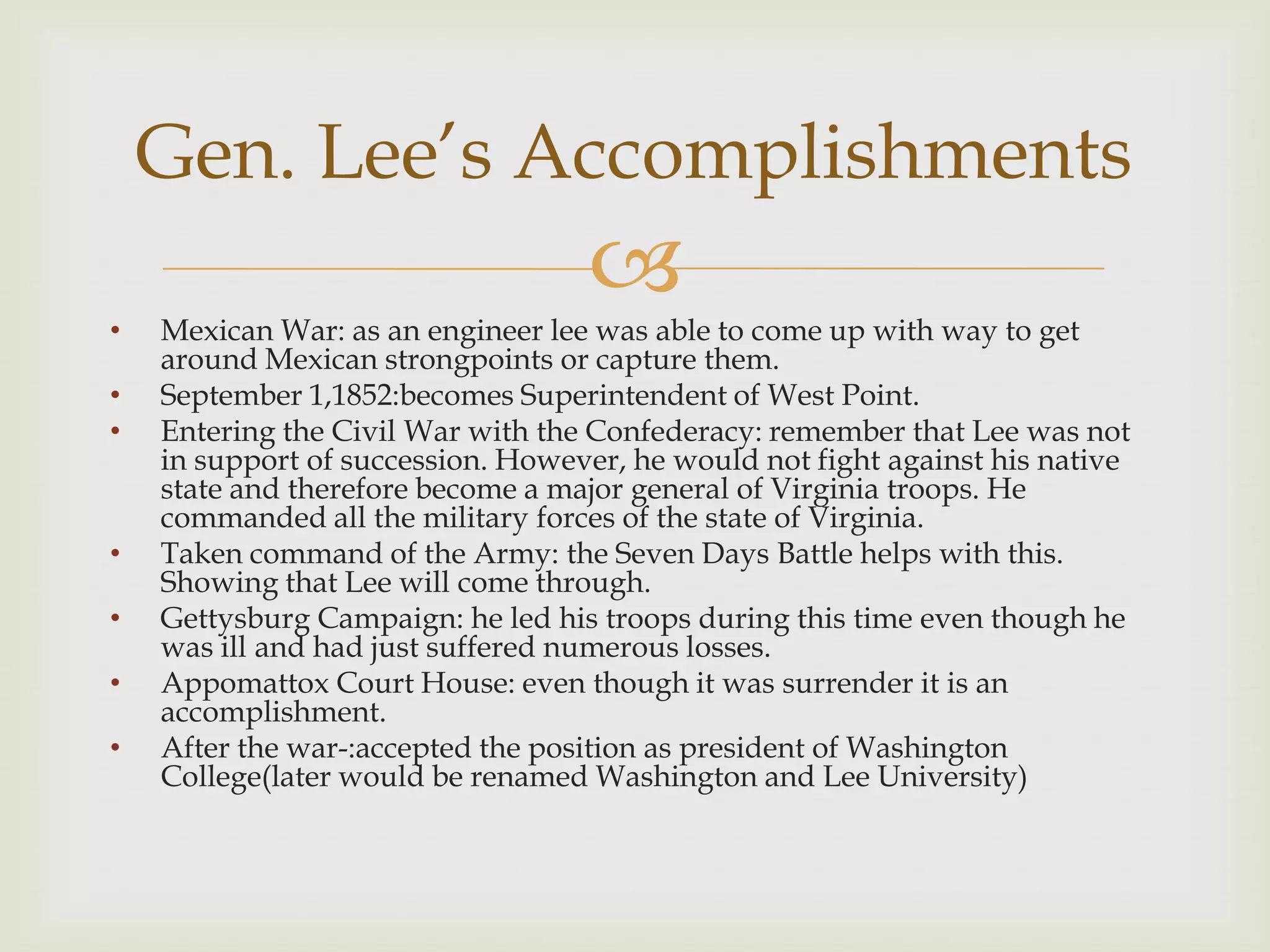 Robert E. Lee | PPTX