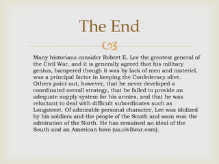 Robert E. Lee | PPTX