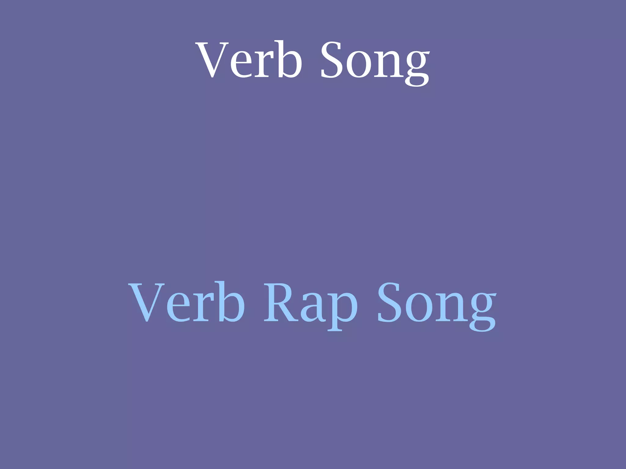 Identifying Nouns & Verbs | PPT