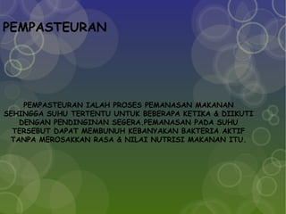 Nota Pengawetan Makanan | PPT