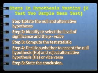 z-test | PPTX