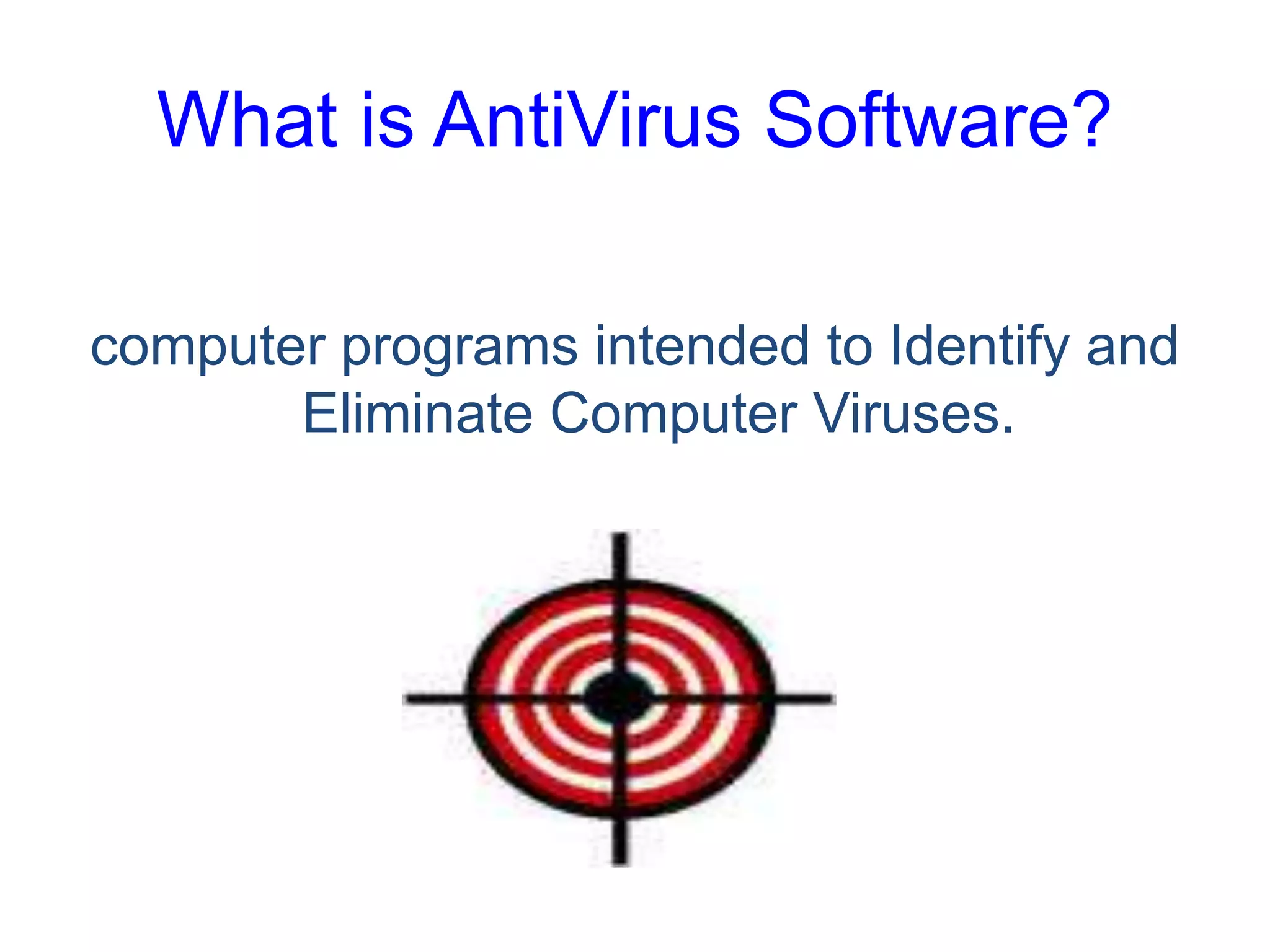 ANTIVIRUS AND VIRUS Powerpoint presentation | PPTX