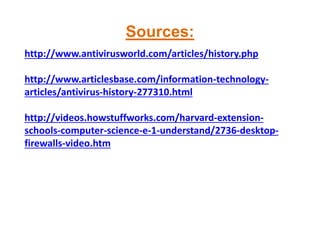 ANTIVIRUS AND VIRUS Powerpoint presentation | PPTX