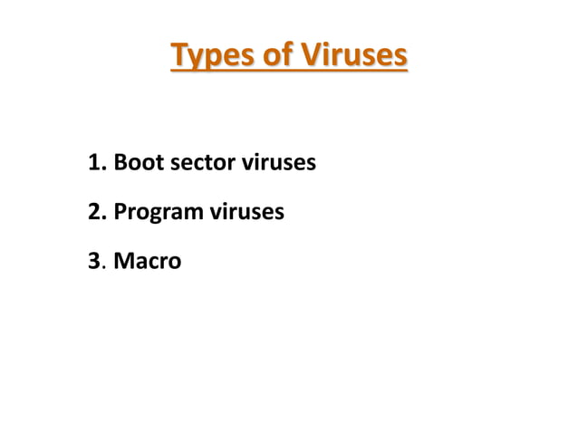 ANTIVIRUS AND VIRUS Powerpoint presentation | PPTX