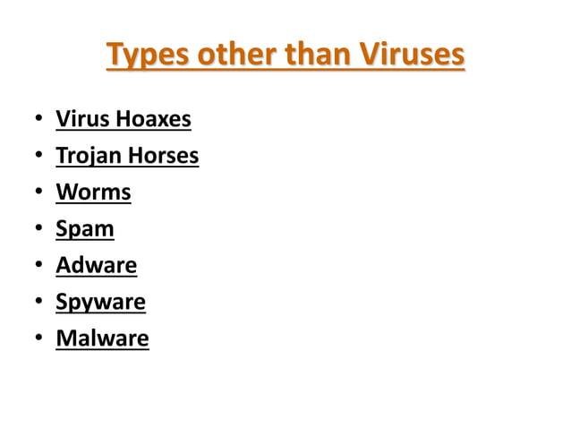 ANTIVIRUS AND VIRUS Powerpoint presentation | PPTX