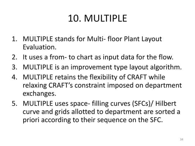 Plant Layout Algorithm | PPTX | Computer Software and Applications | Computing