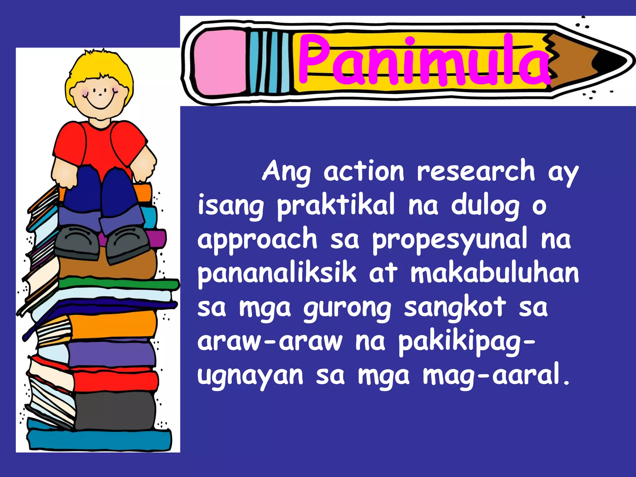 Action Research in Filipino | PPT