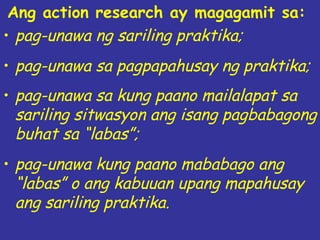 Action Research in Filipino | PPT