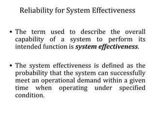 Reliability Engineering | PPT