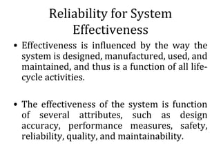 Reliability Engineering | PPT