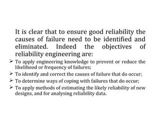 Reliability Engineering | PPT