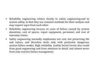 Reliability Engineering | PPT