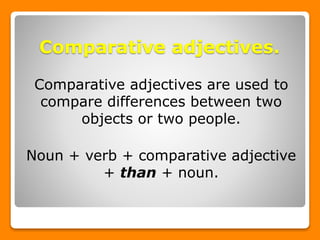 Comparatives and superlatives | PPT