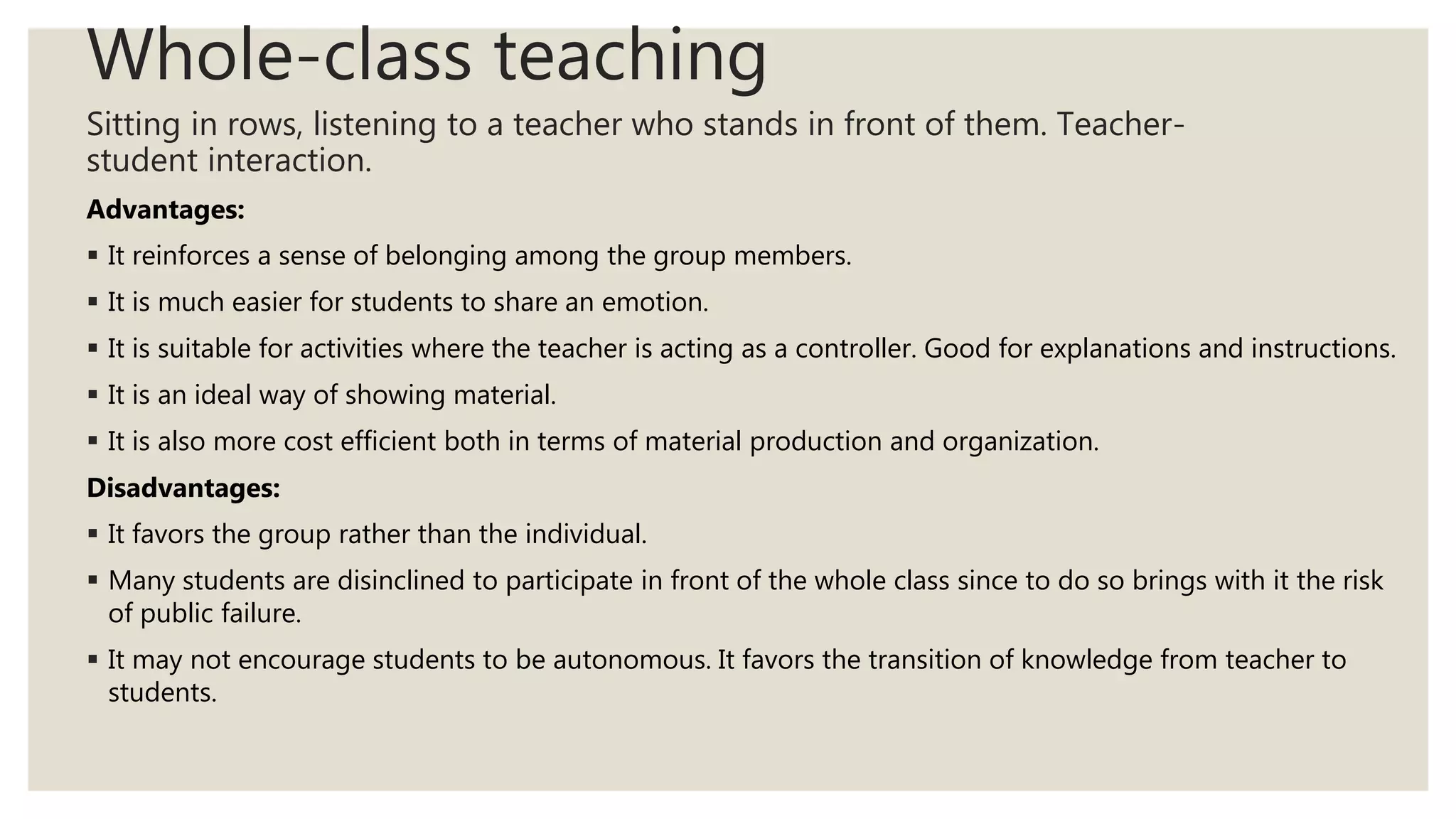 Power Point Presentation. Text "Grouping Students". Fraga - Flores | PPTX