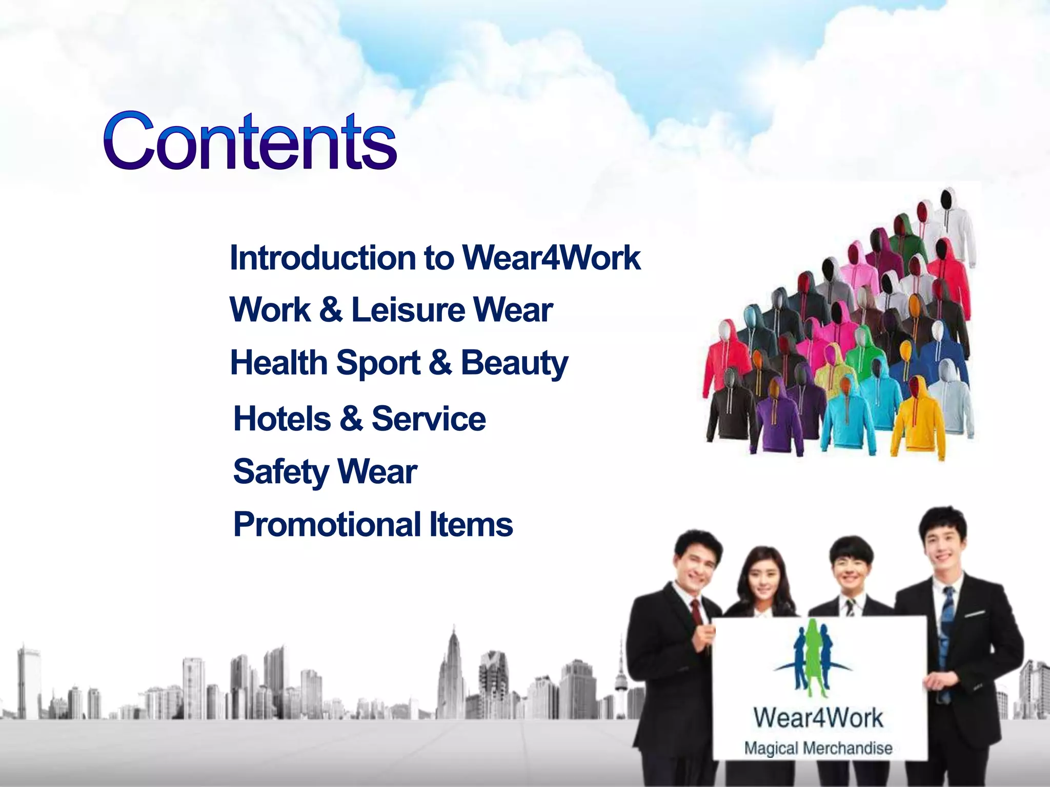 Magical Promotional Work and Safety Wear | PPT