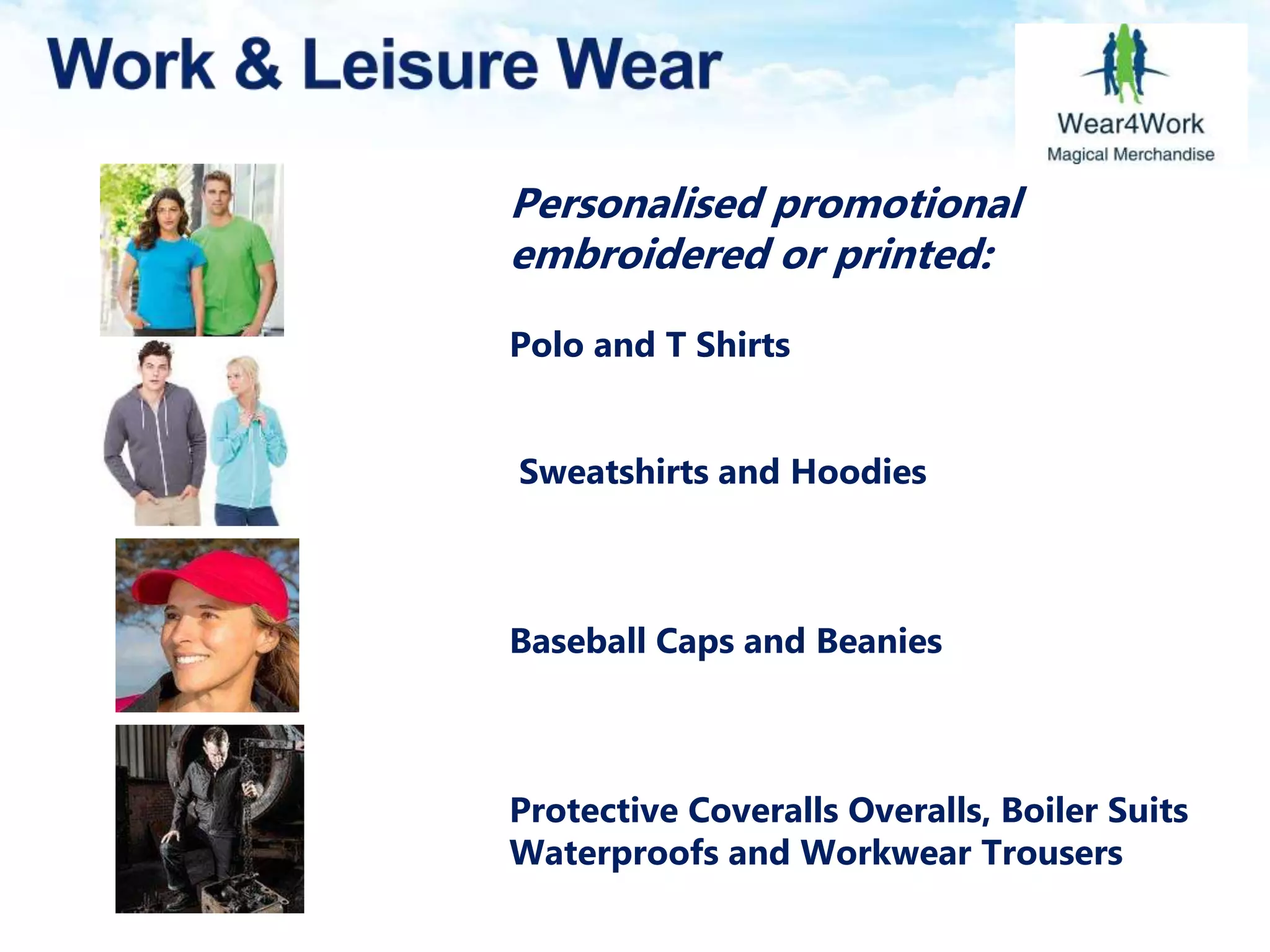 Magical Promotional Work and Safety Wear | PPT