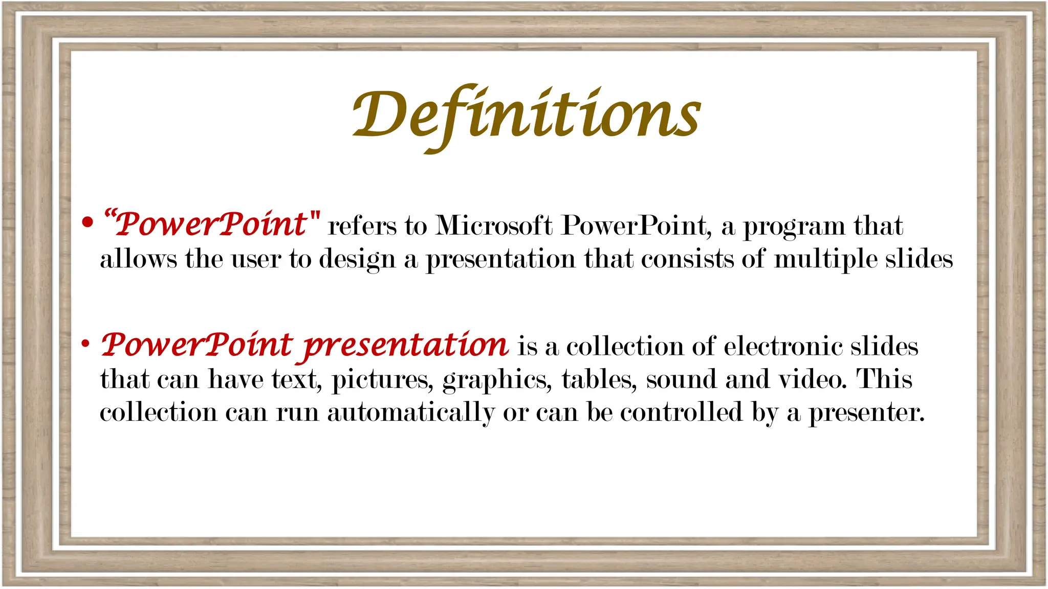 Power Point Presentations. created by Preeti Kulshrestha | PPT