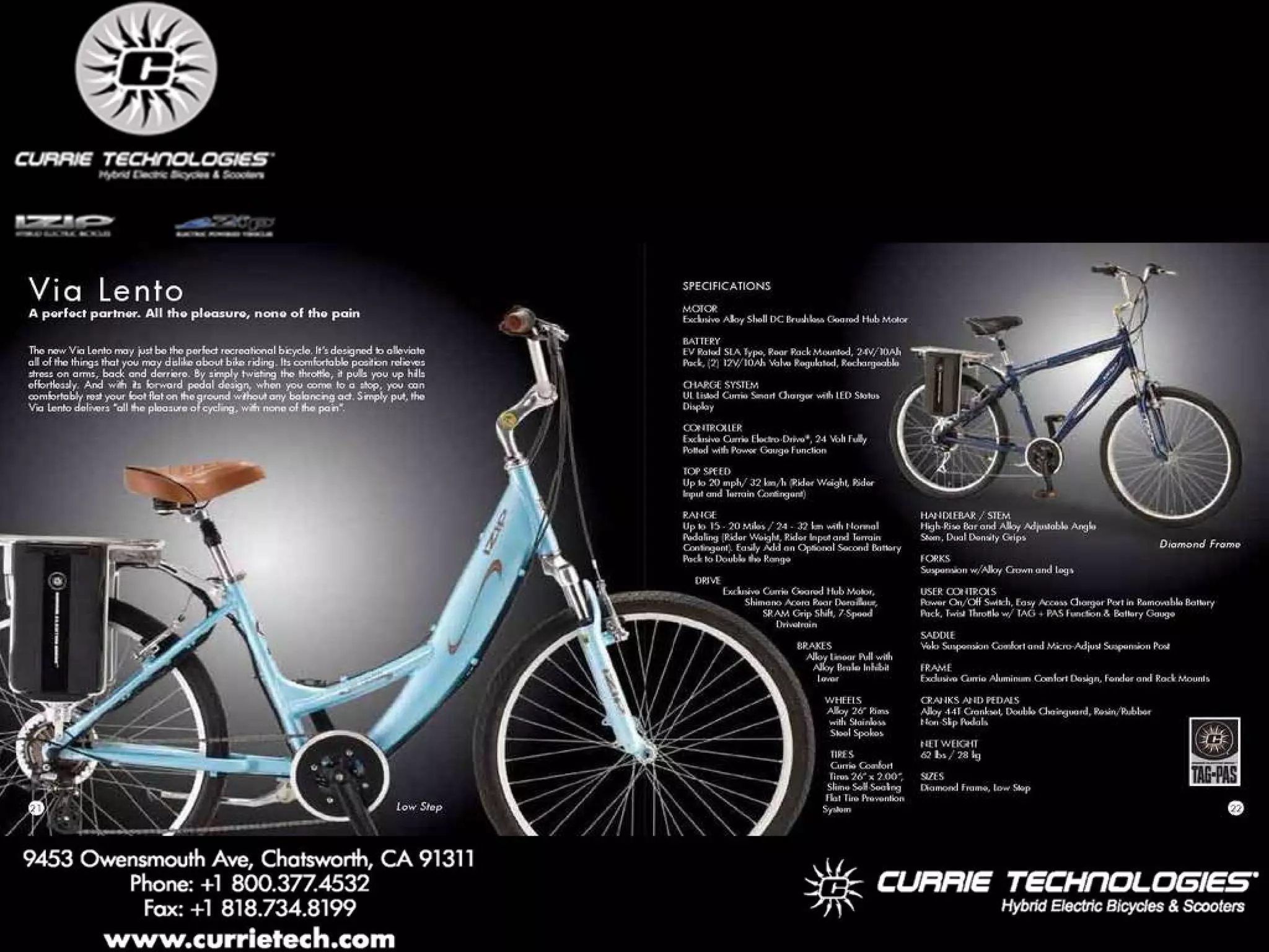 Currie Technologies - High Performance Electric Bicycles & Scooters | PPT