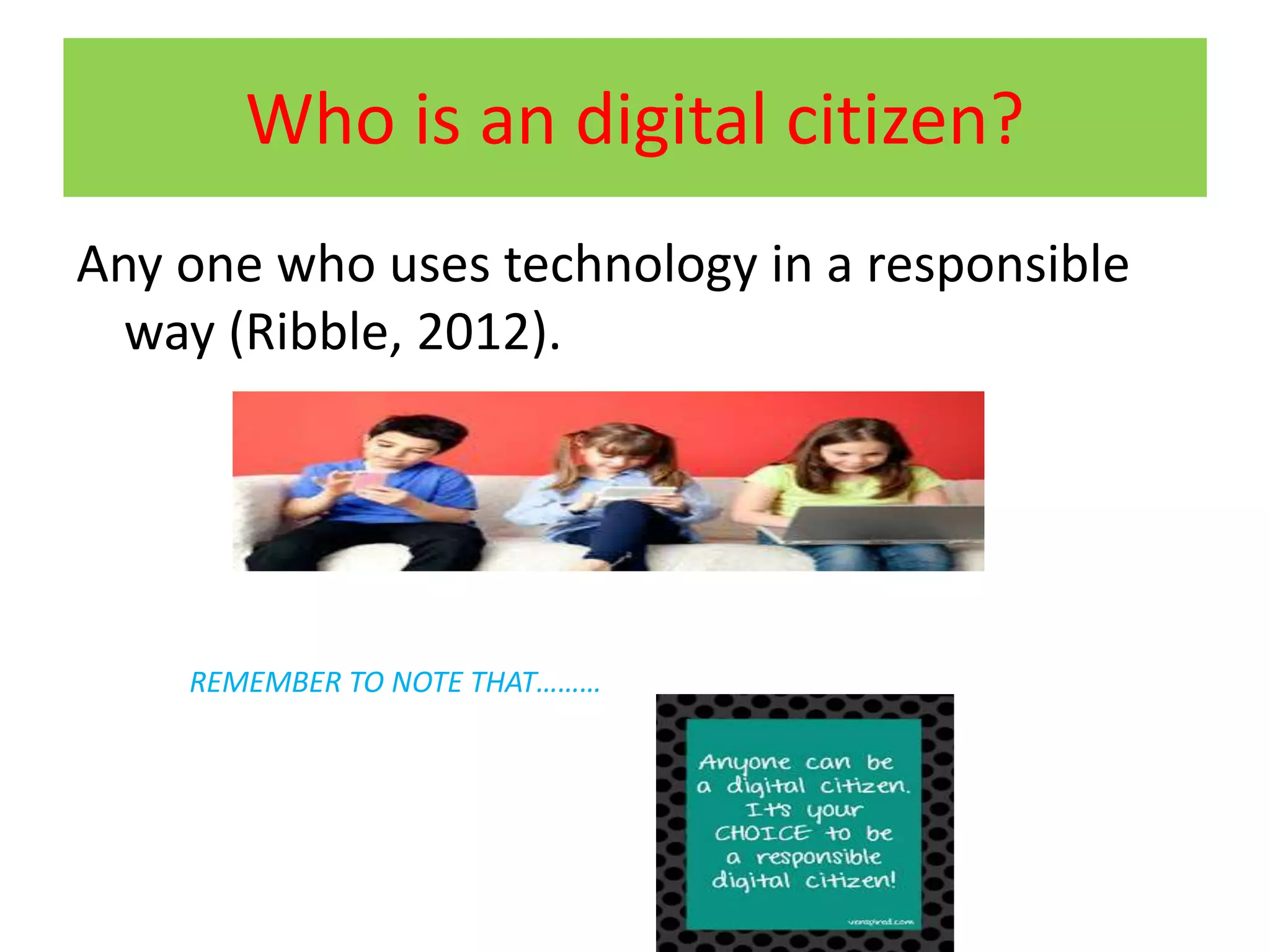 Power point presentation digital citizenship | PPT