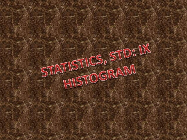 Powerpoint presentation histogram | PPT