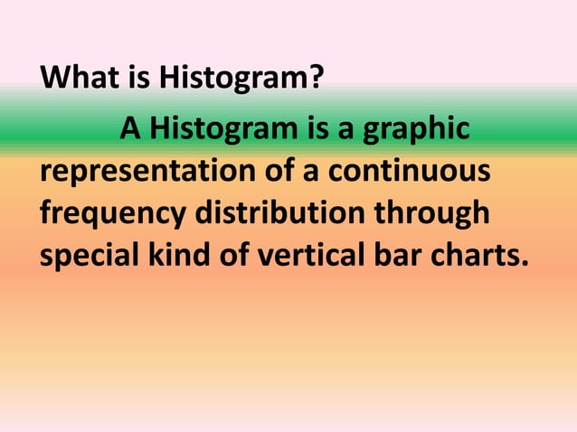 Powerpoint presentation histogram | PPTX