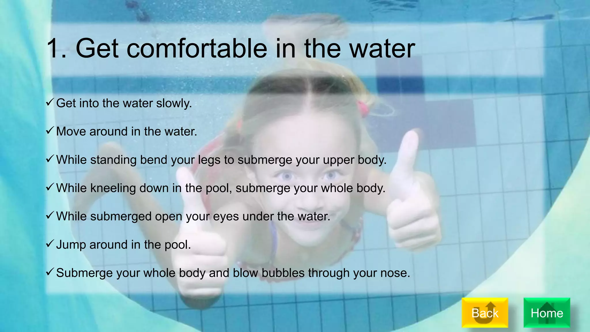 Learn To Swim Presentation | PPTX