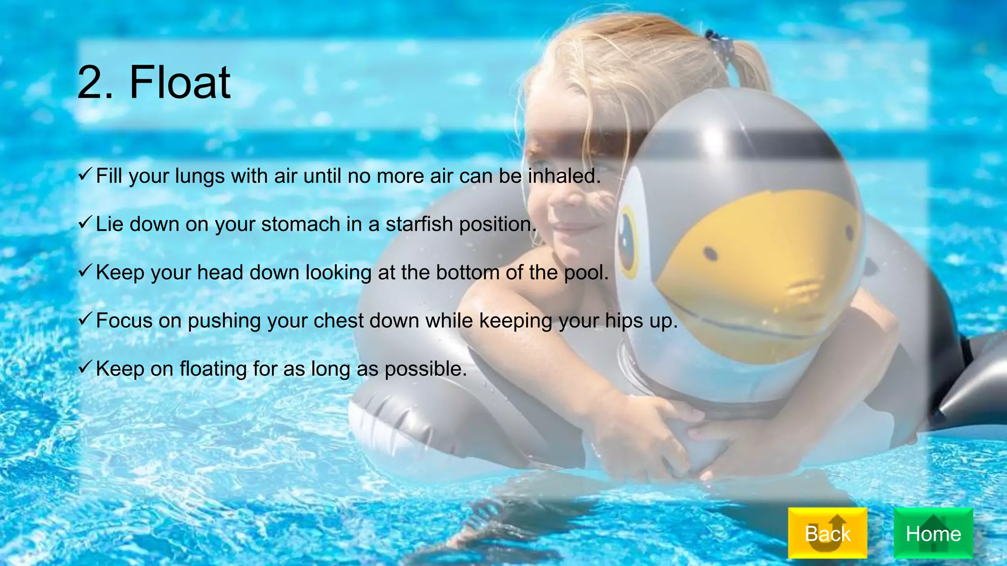 Learn To Swim Presentation | PPTX