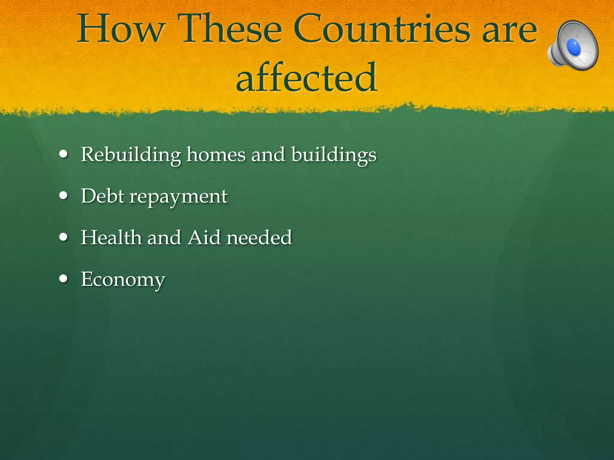 Powerpoint presentation natural disasters affect poverty | PPTX