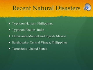 Powerpoint presentation natural disasters affect poverty | PPTX