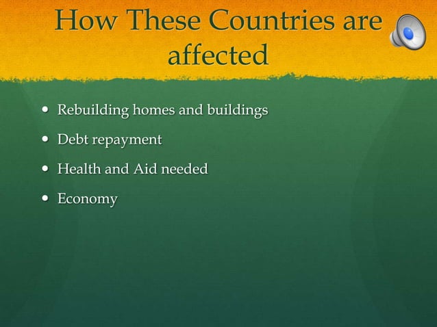 Powerpoint presentation natural disasters affect poverty | PPT