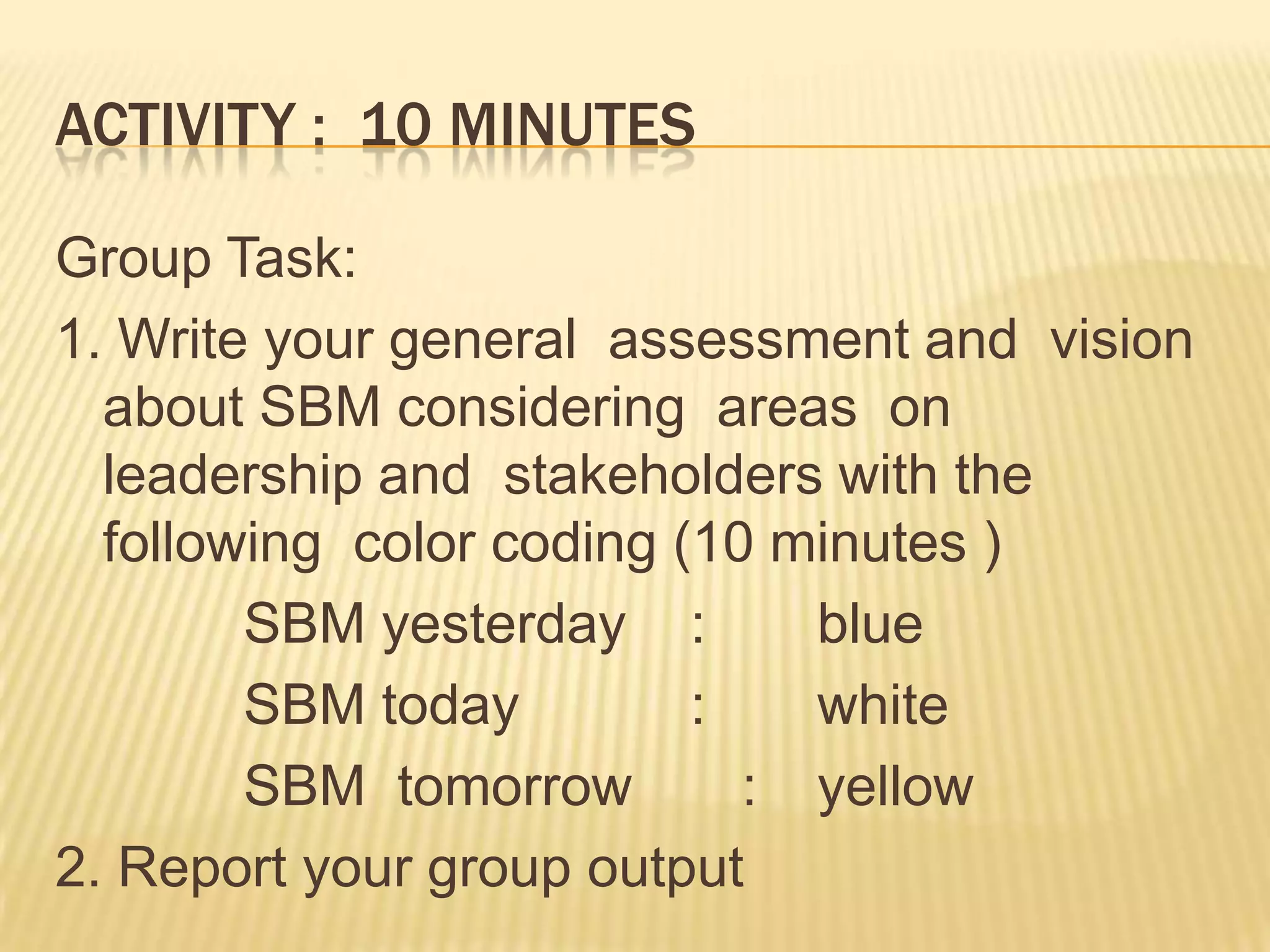 Powerpoint presentation sbm-apat | PPTX