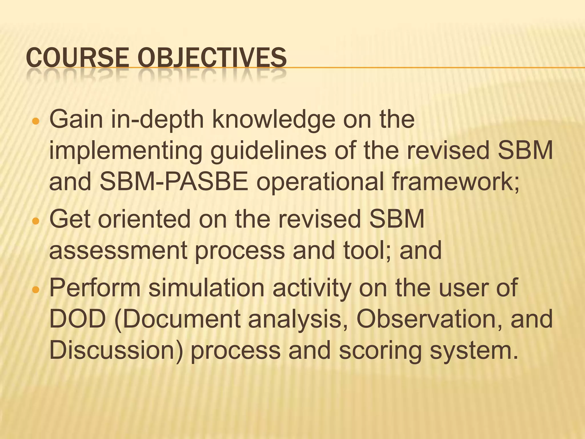 Powerpoint presentation sbm-apat | PPTX