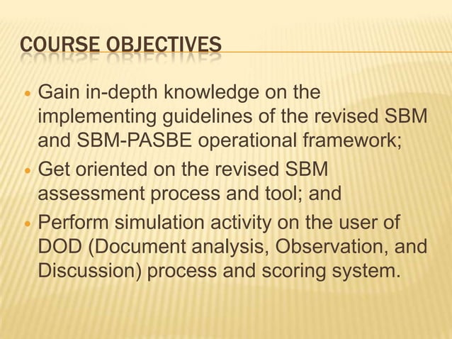 Powerpoint presentation sbm-apat | PPTX