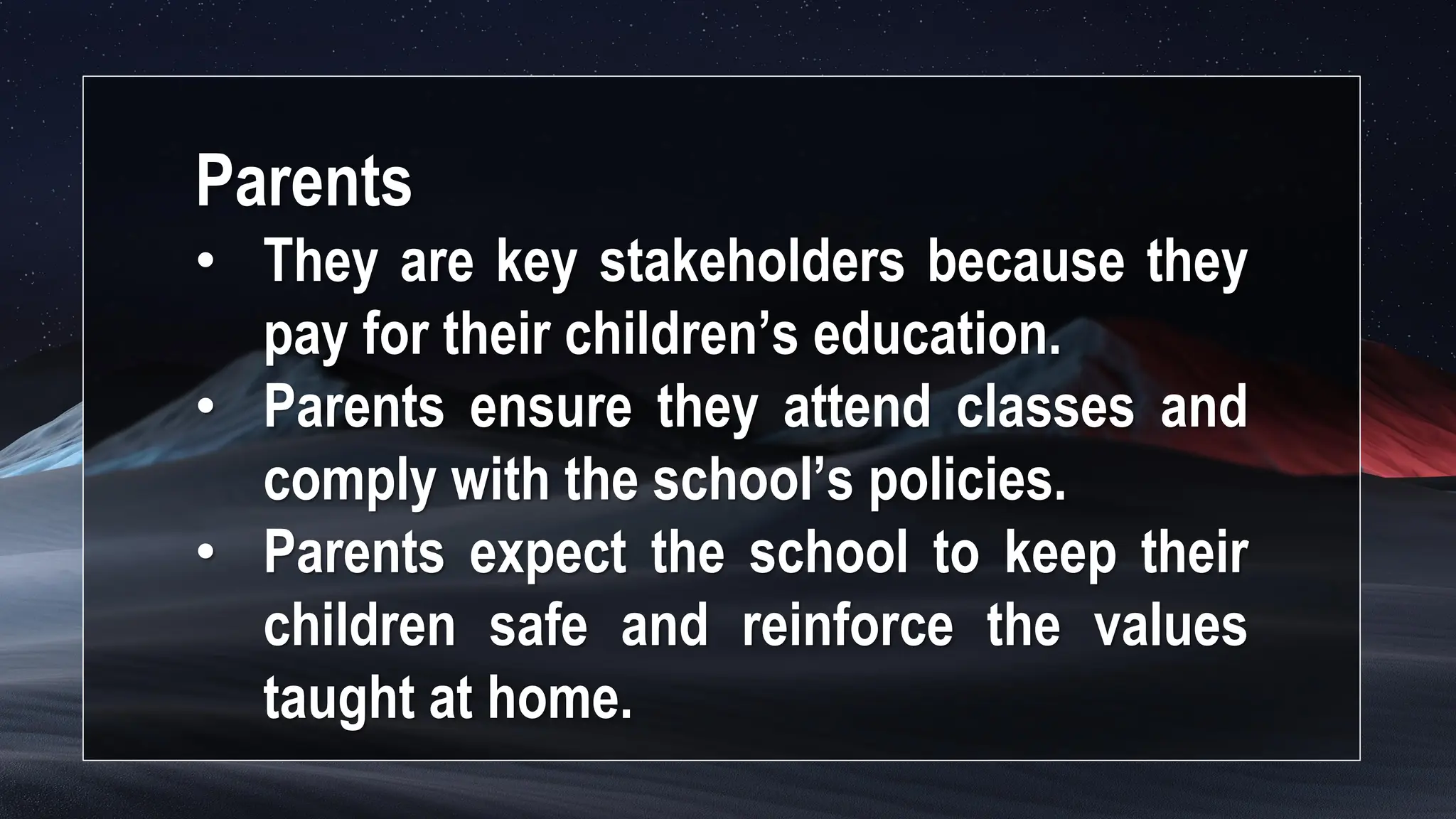 Powerpoint Presentation-Stakeholders and Community Involvement in ...