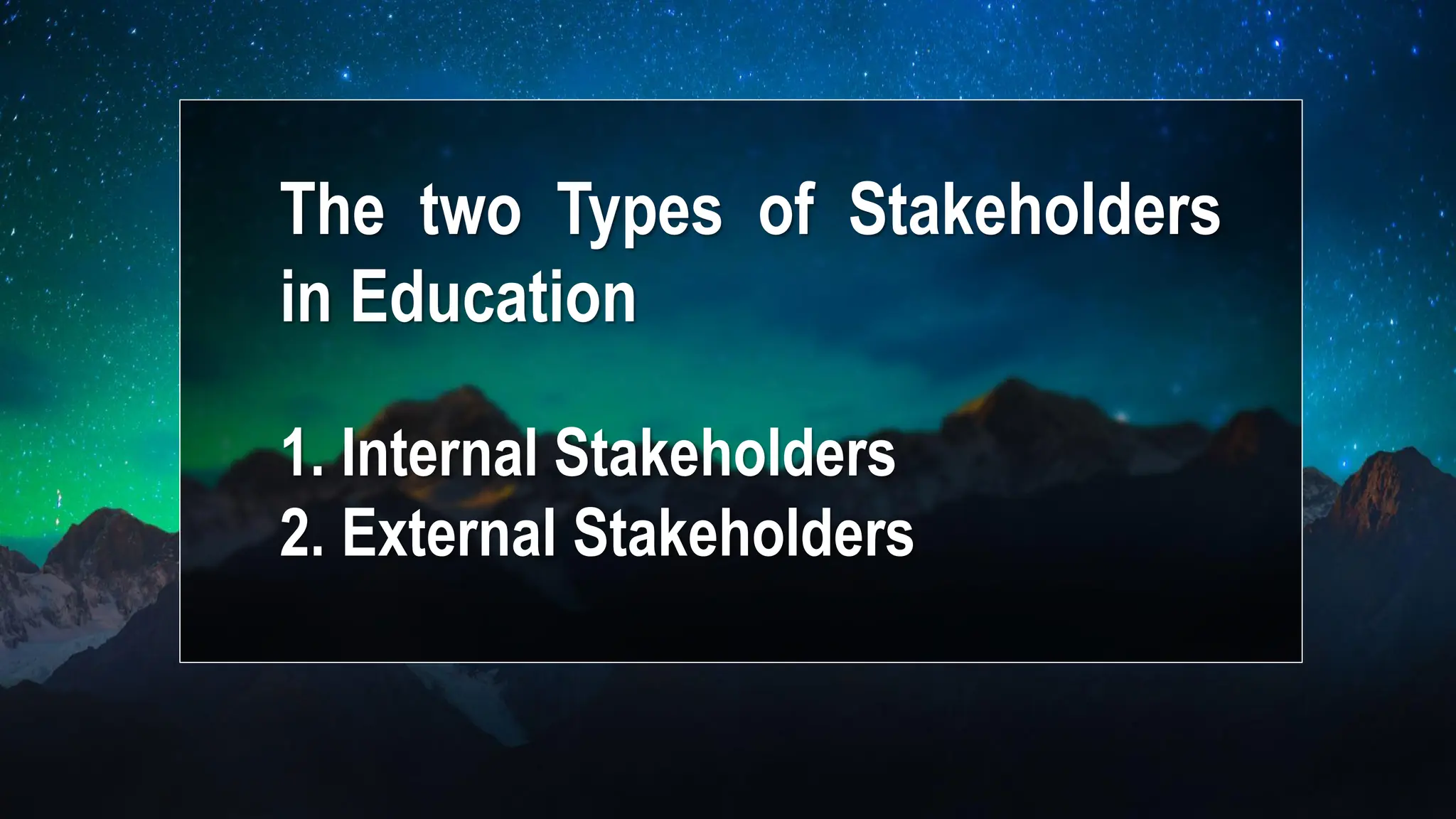 Powerpoint Presentation-Stakeholders and Community Involvement in ...