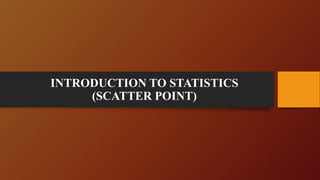 Statistics with Computer Applications | PPT