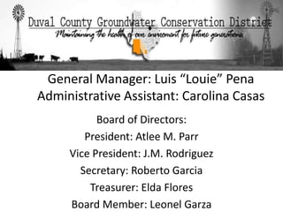 Duval County GCD, Atlee Parr | PPTX