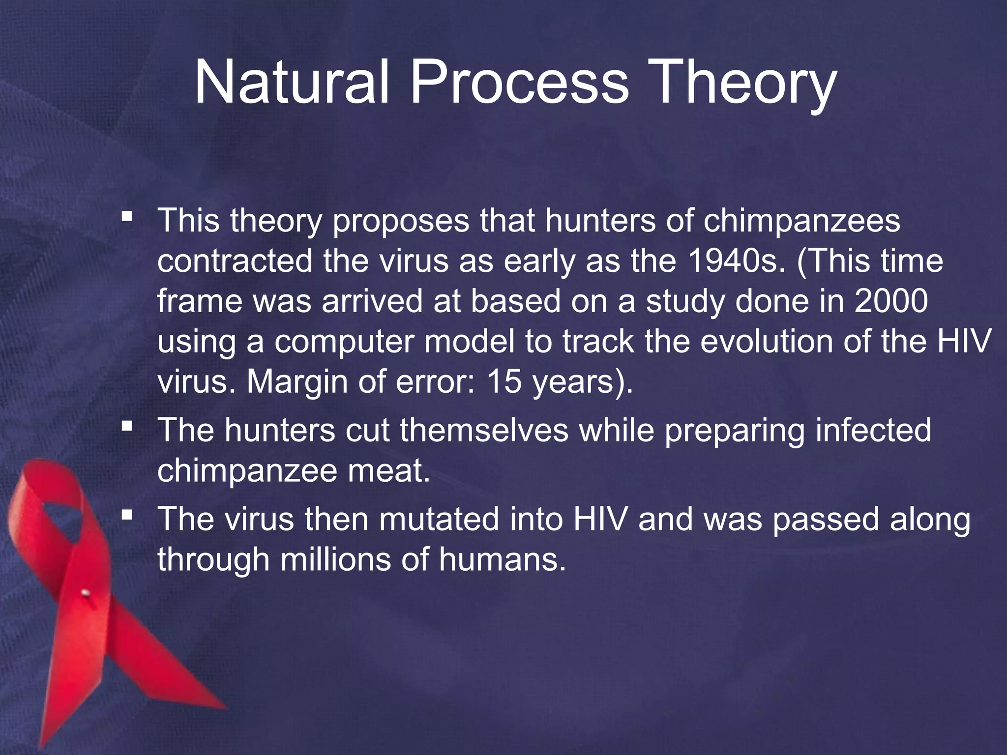 Power point presentation -The History of HIV/AIDS | PPT