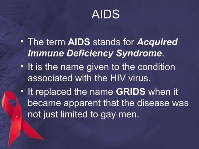 Power point presentation -The History of HIV/AIDS | PPT