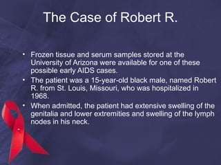 Power point presentation -The History of HIV/AIDS | PPT