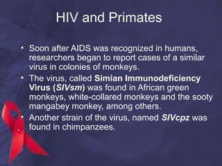 Power point presentation -The History of HIV/AIDS | PPT