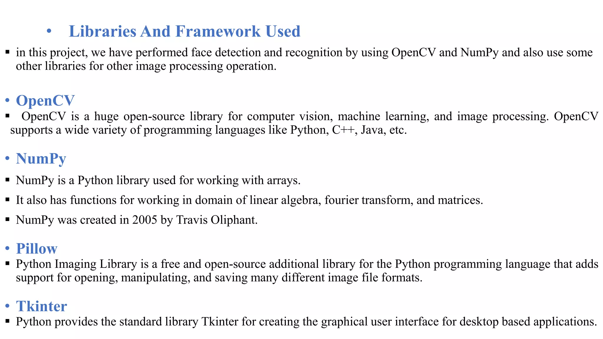Face Recognition System | PPTX | Computing | Technology & Computing