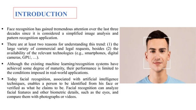 Face Recognition System | PPTX | Computing | Technology & Computing