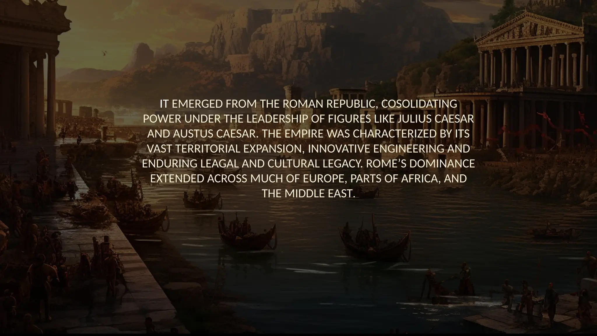 The Roman Empire History POWERPOINT PRESENTATION | PPTX