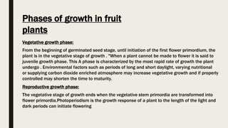 Growth and Phenological stages of Temperate Fruit Crops | PPTX