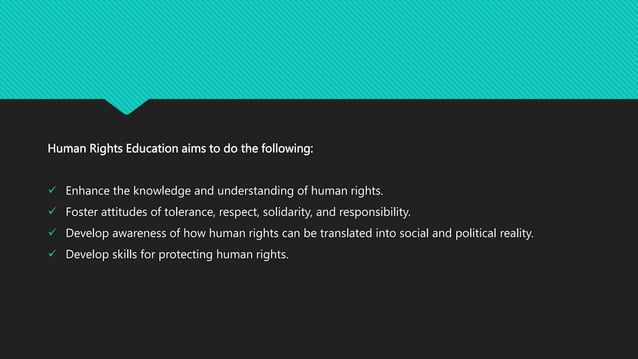 Human Rights Education | PPT