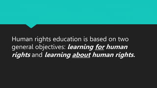 Human Rights Education | PPT