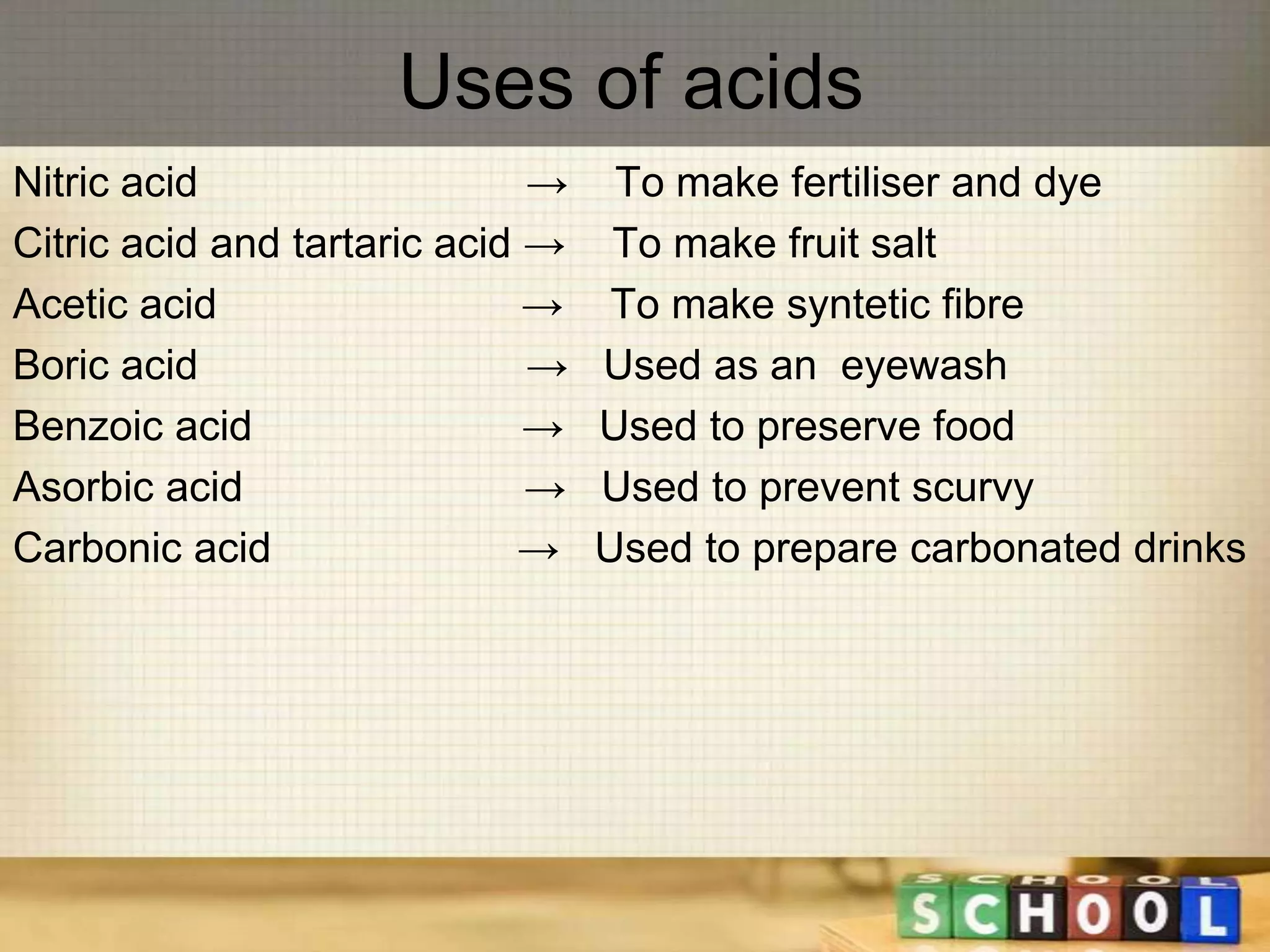 Power point presentation acid and alkali | PPTX
