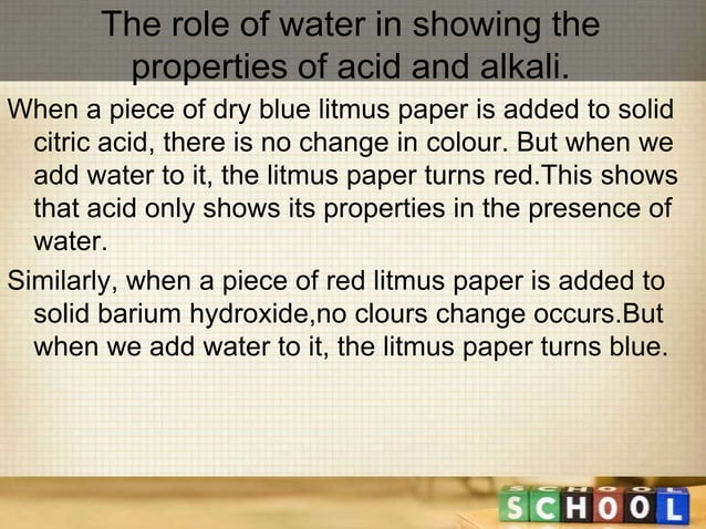 Power point presentation acid and alkali | PPT