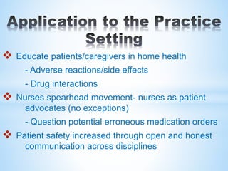 Power point presentation advanced pharmacology | PPTX